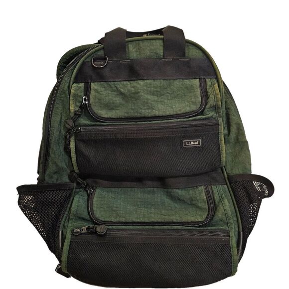 L.L. Bean | Accessories | Vtg Ll Bean Deluxe Book Pack Backpack Padded ...